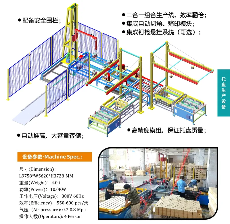 Two in one Pallet Assembly Line 1 - All For Pallet